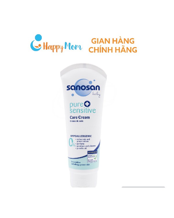 Kem dưỡng ẩm Sanosan Baby Care Cream cho bé 100ml